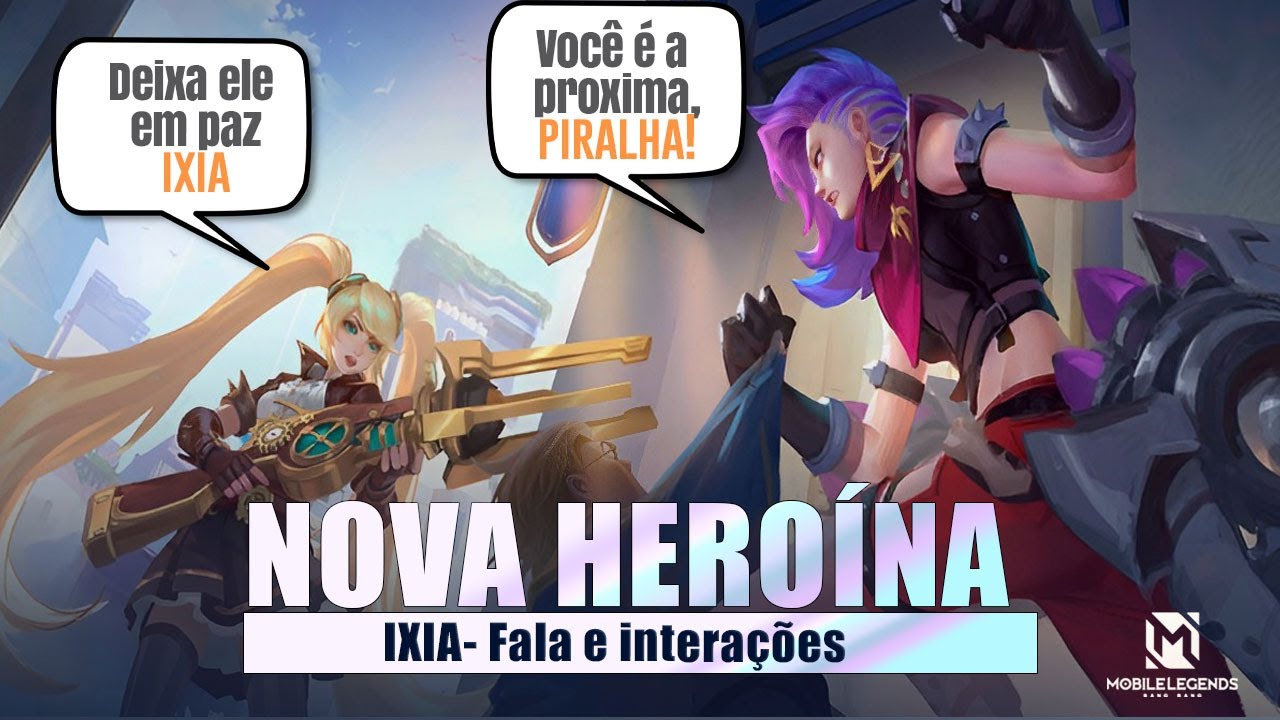 Falas e interações da Ixia (Pt-BR) - YouTube