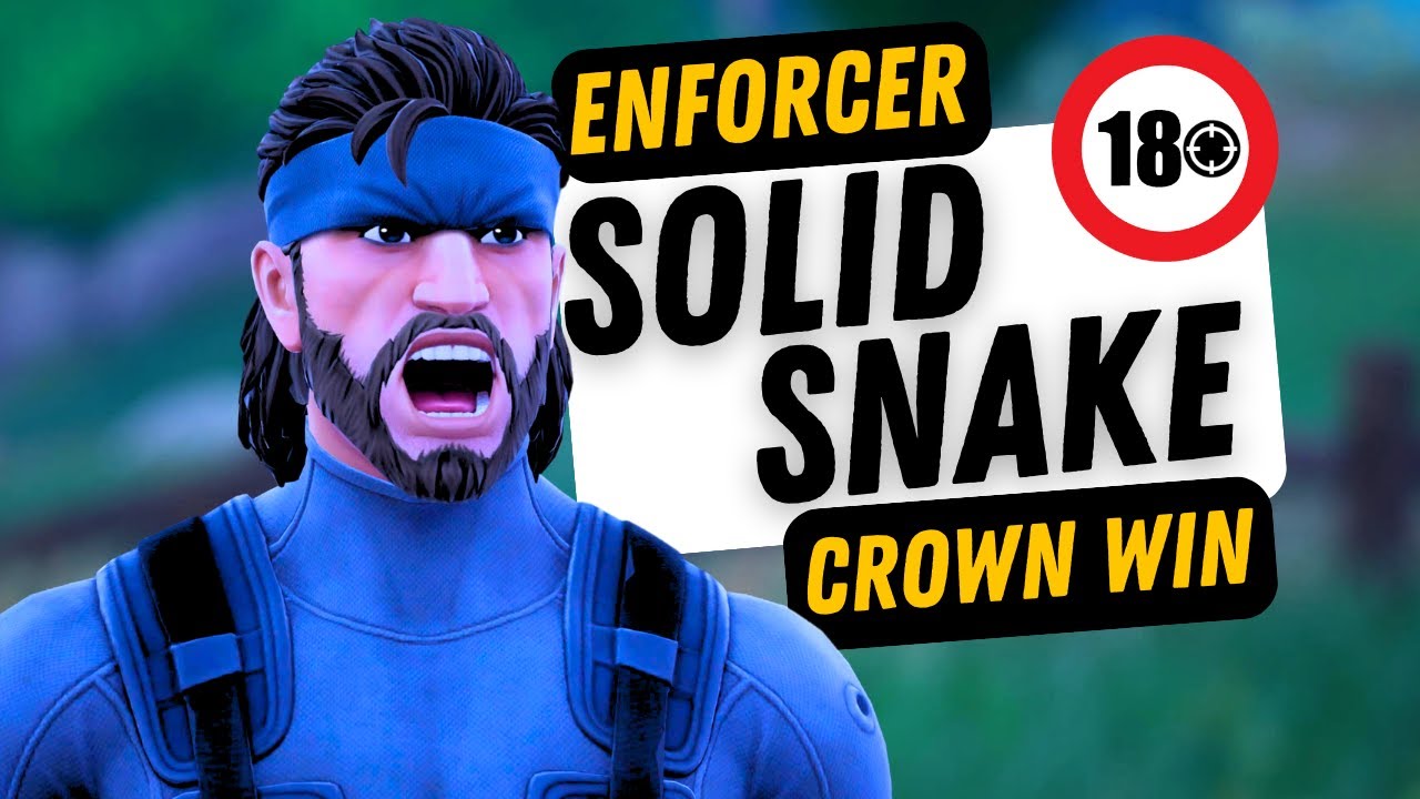 Ch5 S1 - Solid Snake Enforcer 👑 - 18 Kills - YouTube