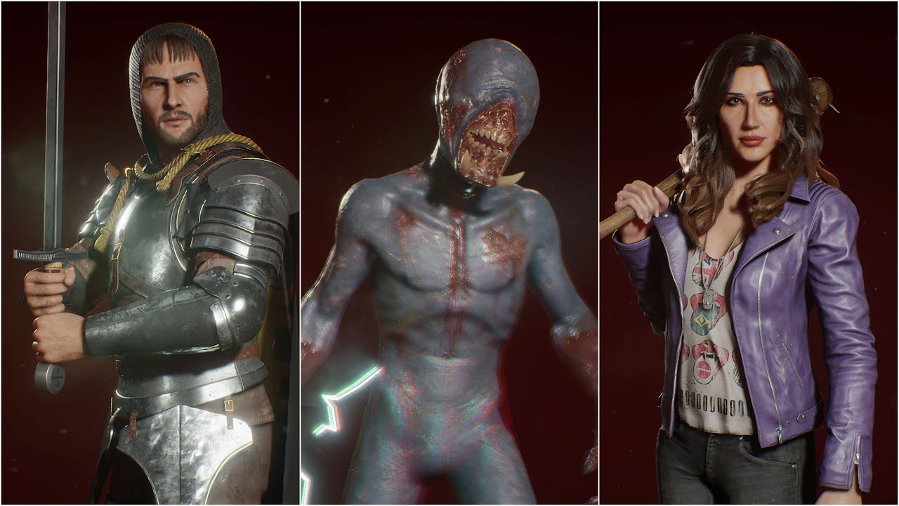 Evil Dead The Game All Characters | Bosses and Enemies | 4K - YouTube