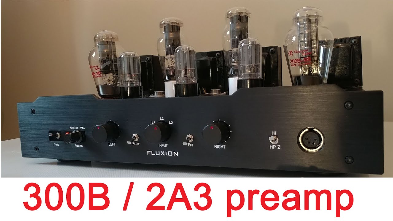 introducing 2A3 / 300B combo preamplifier FL-320X ; 4 pin balanced ...