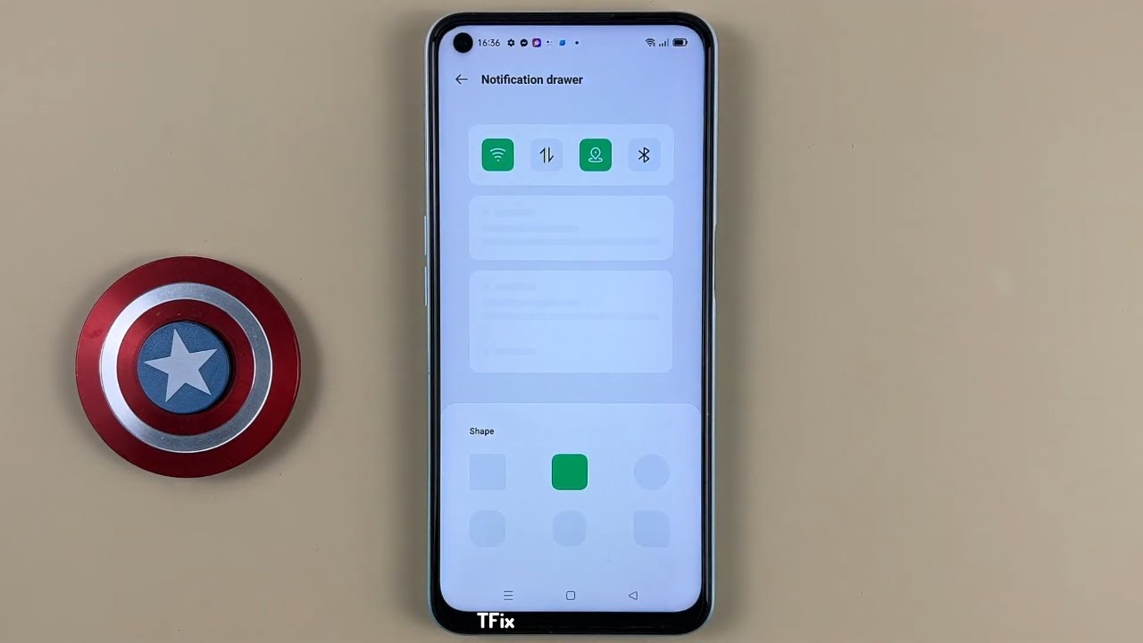 How to change the notification drawer style on OPPO A52 Android 11 ...