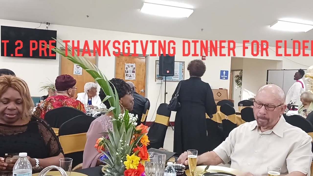 Pt.2 Thanksgiving Dinner at church ⛪️ for the sick and shutting and ...