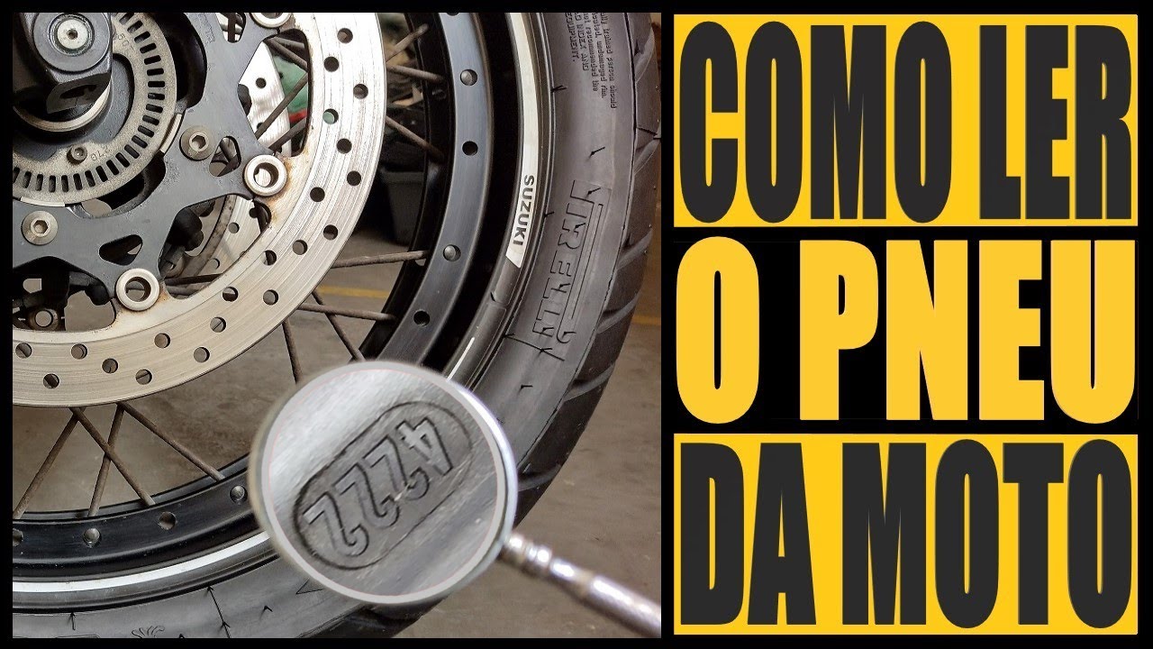 Como saber o significado das letras e números de um pneu de moto - YouTube