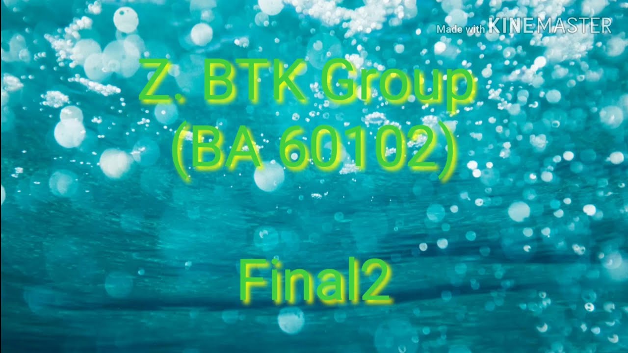นำเสนองาน บริษัทZ.BTK Group (BA60102) - YouTube
