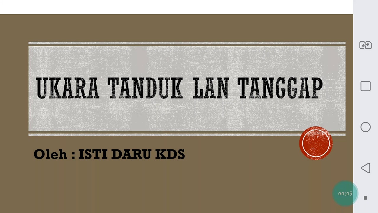 Ukara Tanduk lan Tanggap - YouTube