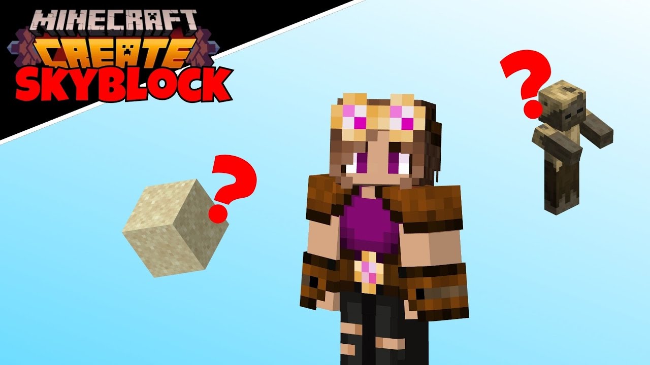 Building a Husk farm on the Minecraft Create Mod Skyblock - YouTube