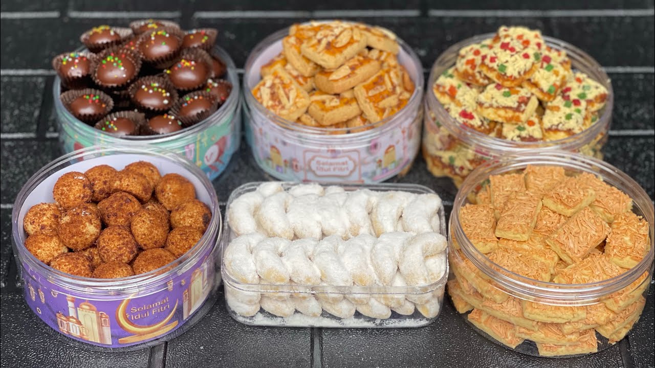 1Kg Terigu 6 macam cookies tanpa timbangan tanpa cetakan - YouTube