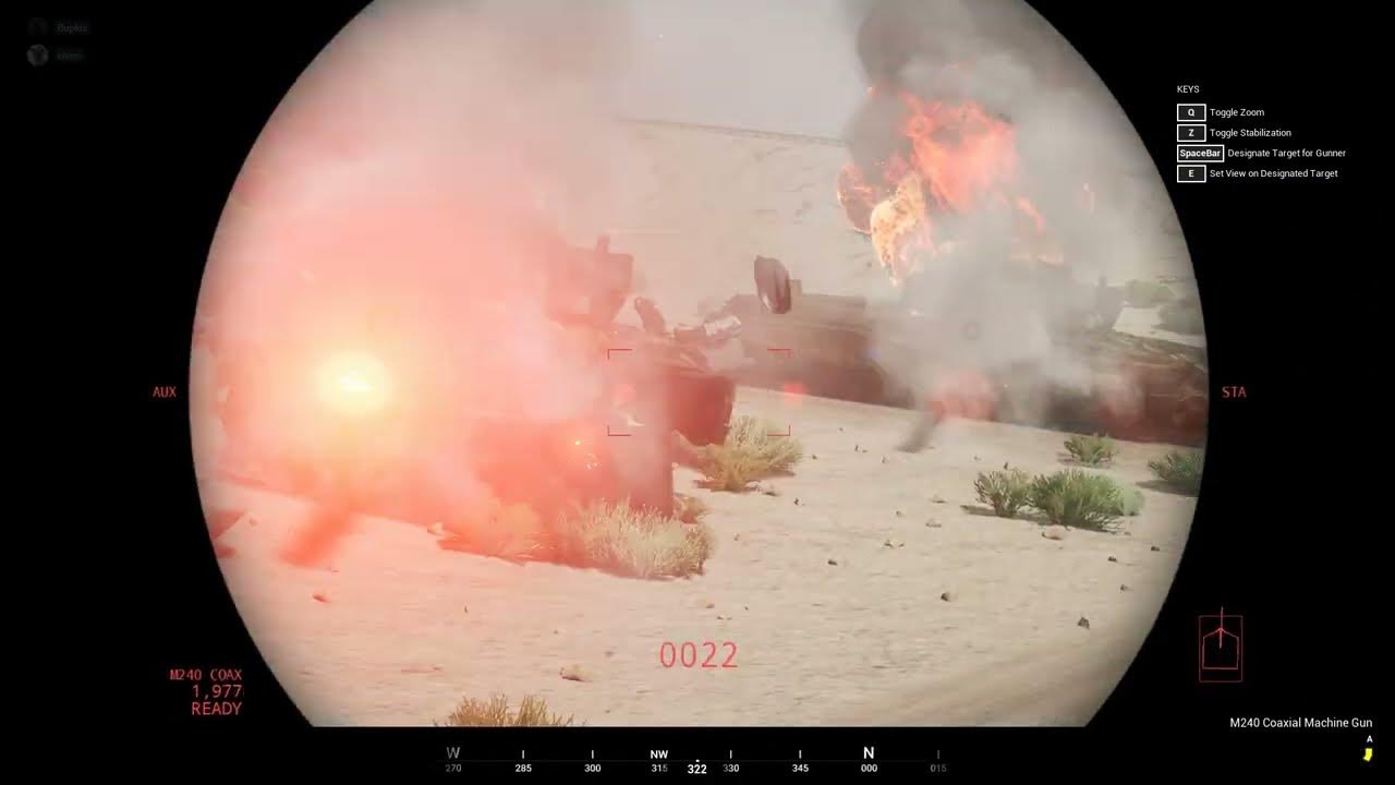 M1128 MGS Ambushes T-72B3 | Squad - YouTube