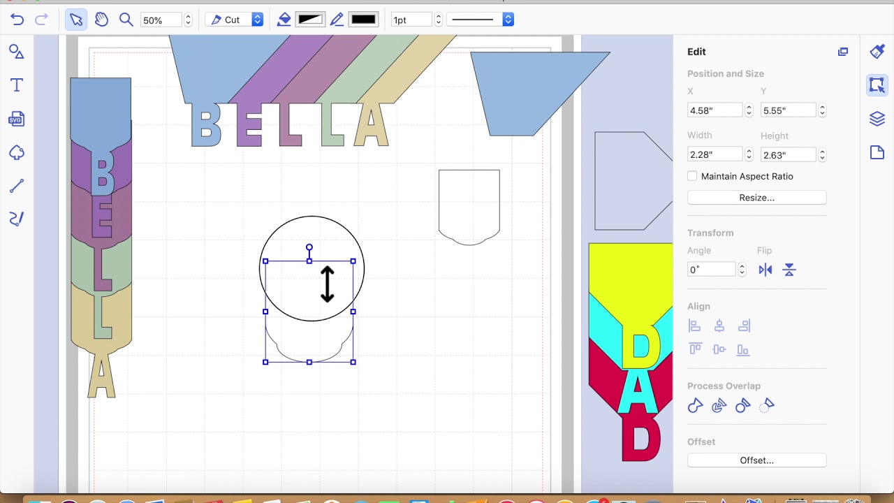 brother scan n cut tutorials top down personalised letter book - YouTube