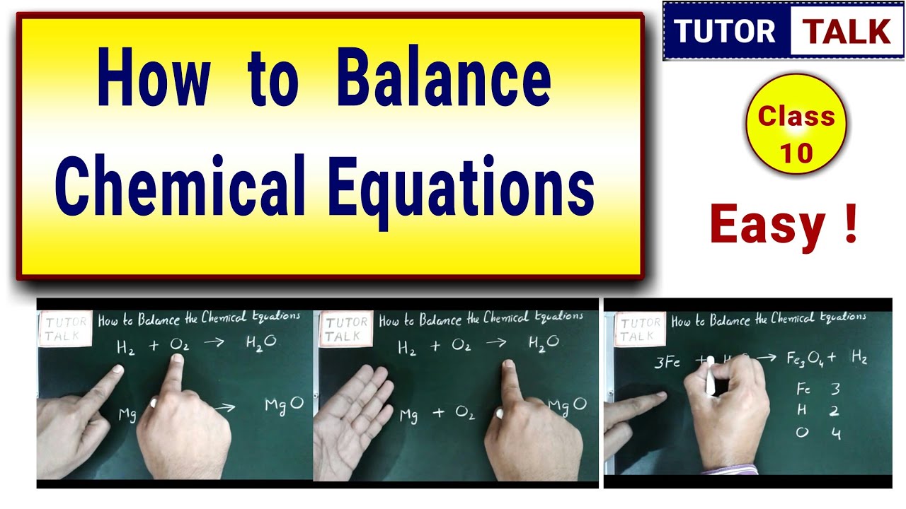 How To Balance Chemical Equations | Class 10 - YouTube