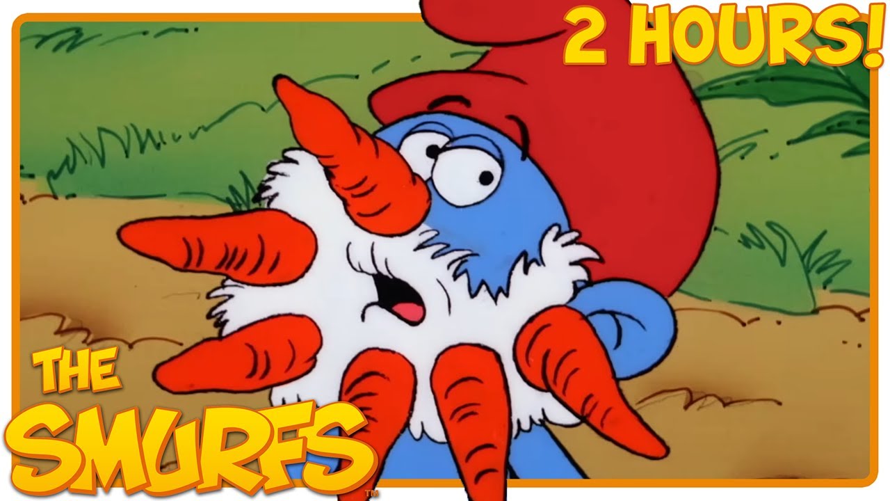 Papa Smurf vs. Evil Genie • The Smurfs • HD Remastered • Cartoon movies ...