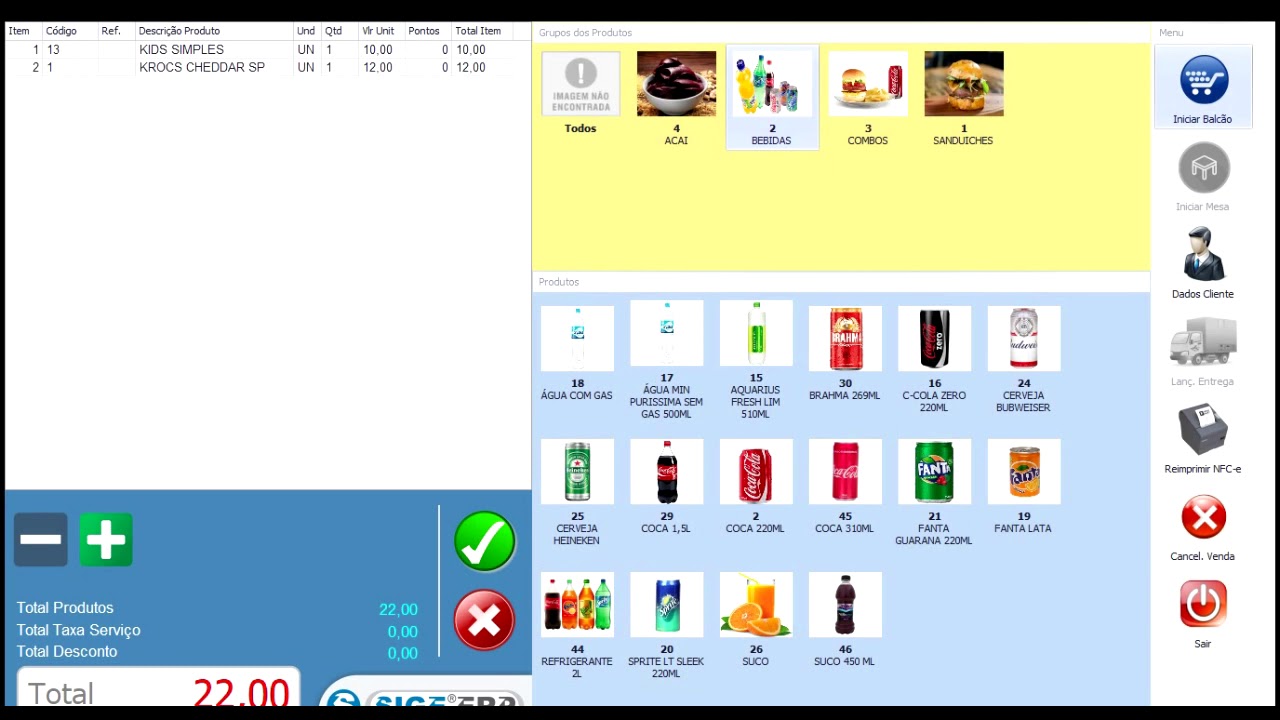 Vídeo Tutorial PDV Touch Sistema SIGE ERP #1 - YouTube