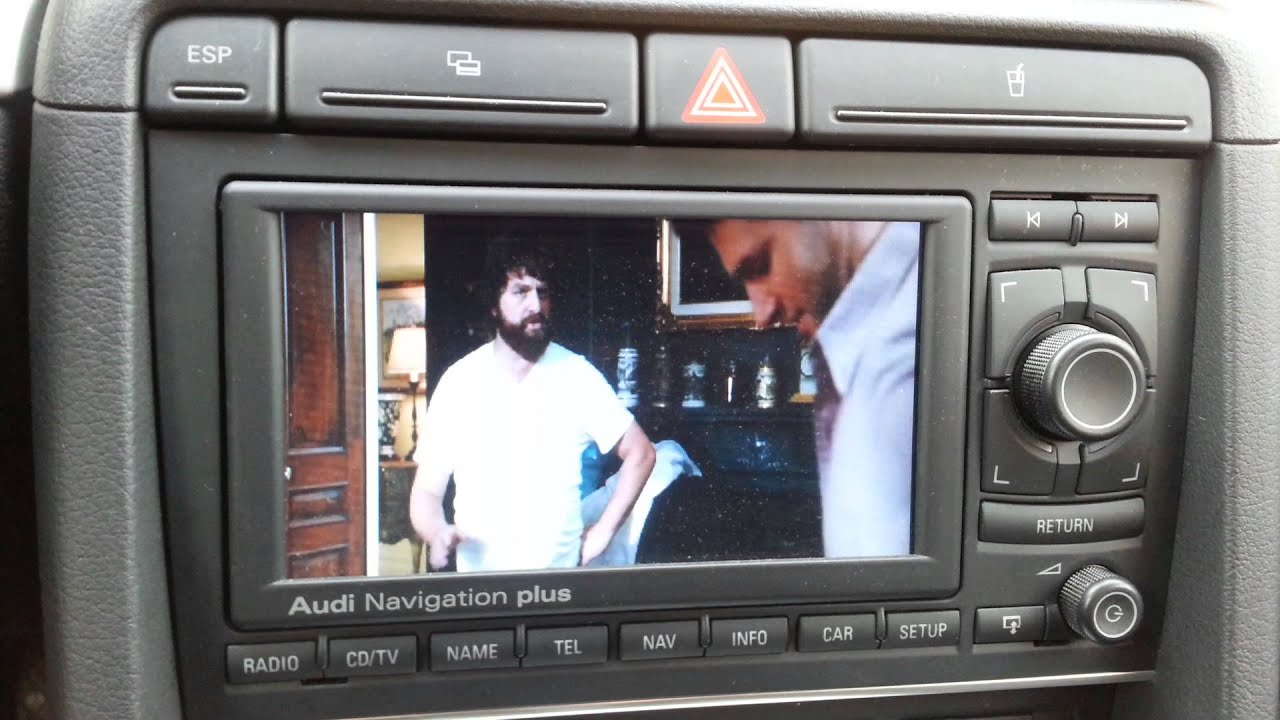 TV FULL HD USB RNS w AUDI A4 B7 - YouTube