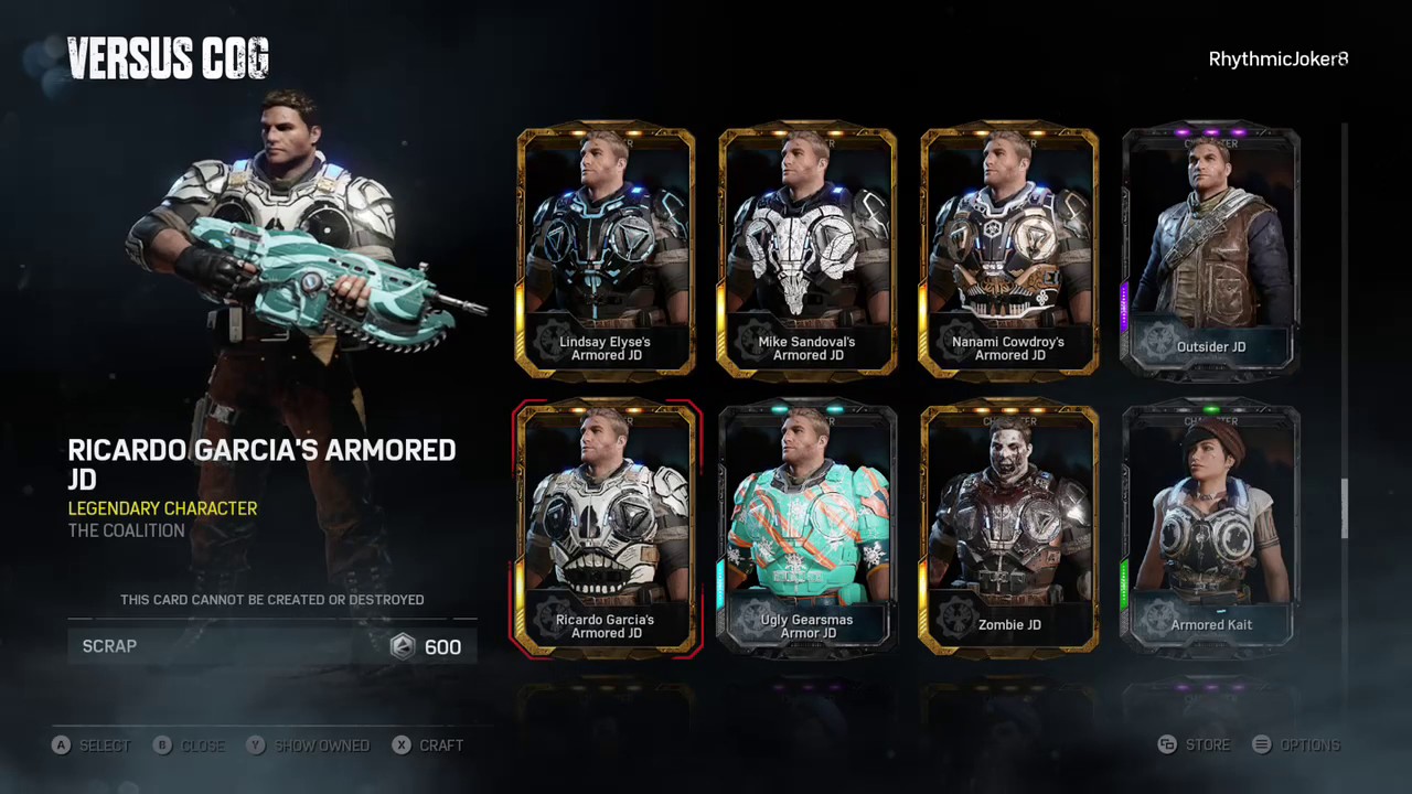 Gears of War 4 crafting renegade reyna - YouTube