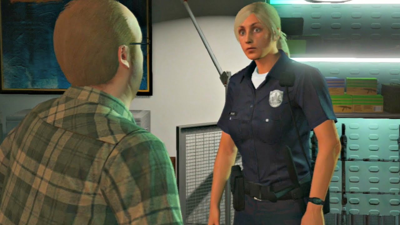 GTA Online - Police Uniform - Female - Awkward Moment - YouTube