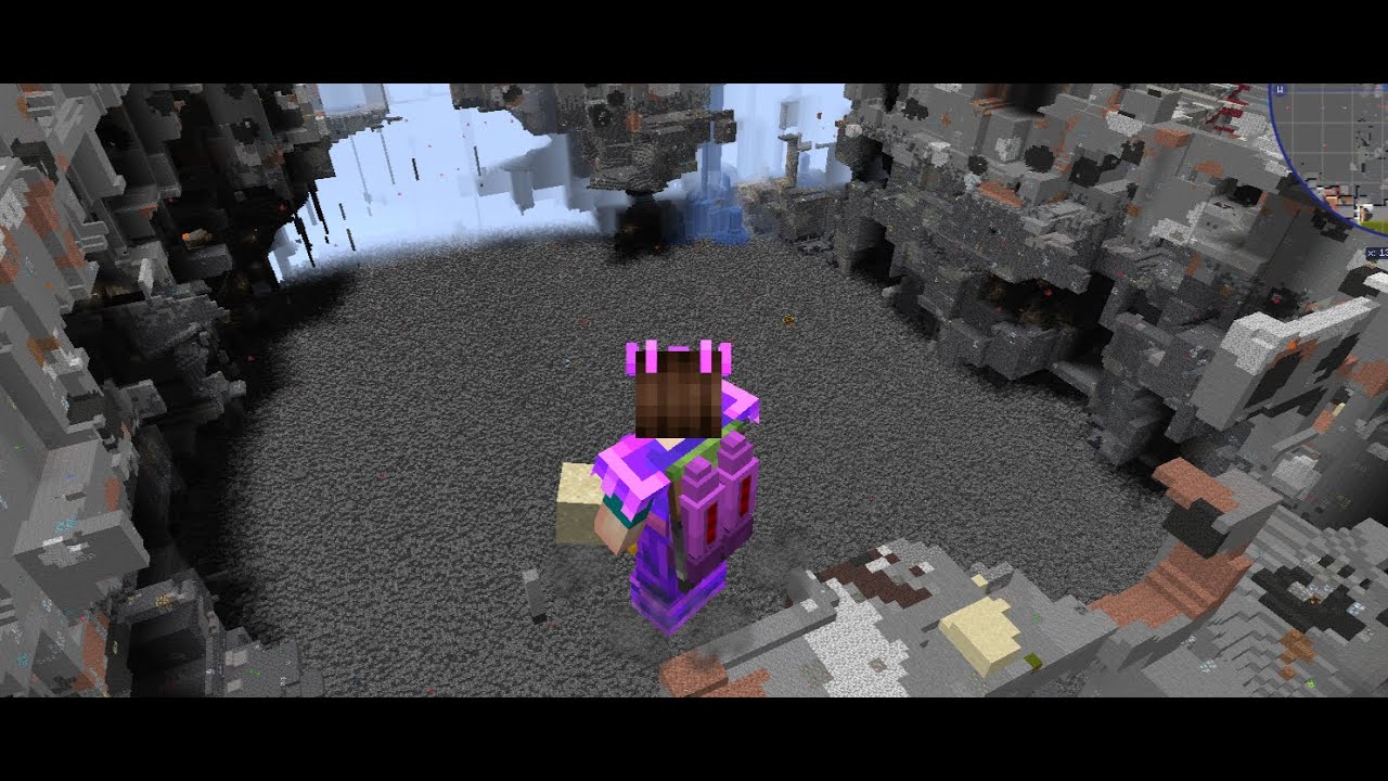 Minecraft All the Mods 7 world spawn construction using Chipped Mods ...