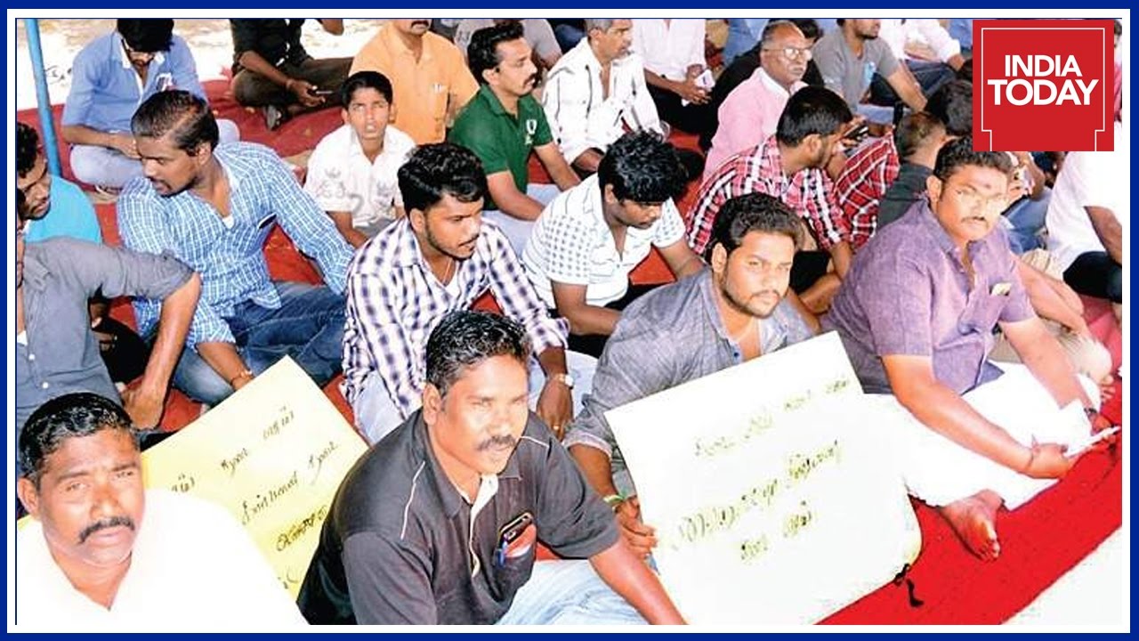 Massive Protest Against Neduvasal Hydrocarbon Project In Tamil Nadu ...