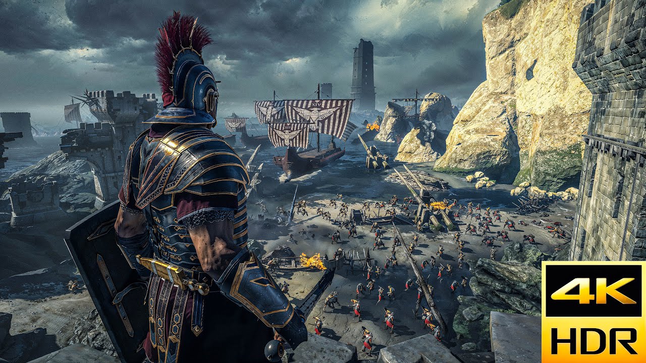 The XIV Legion｜Roman Invasion of Britannia｜Ryse Son of Rome｜4K - YouTube