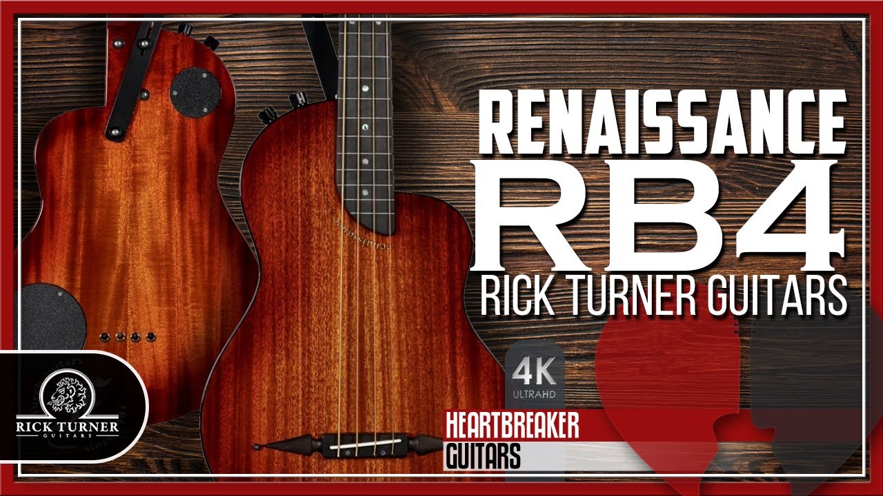 Renaissance Guitars RB4 Fretless Bass with Redwood over Mahogany - YouTube