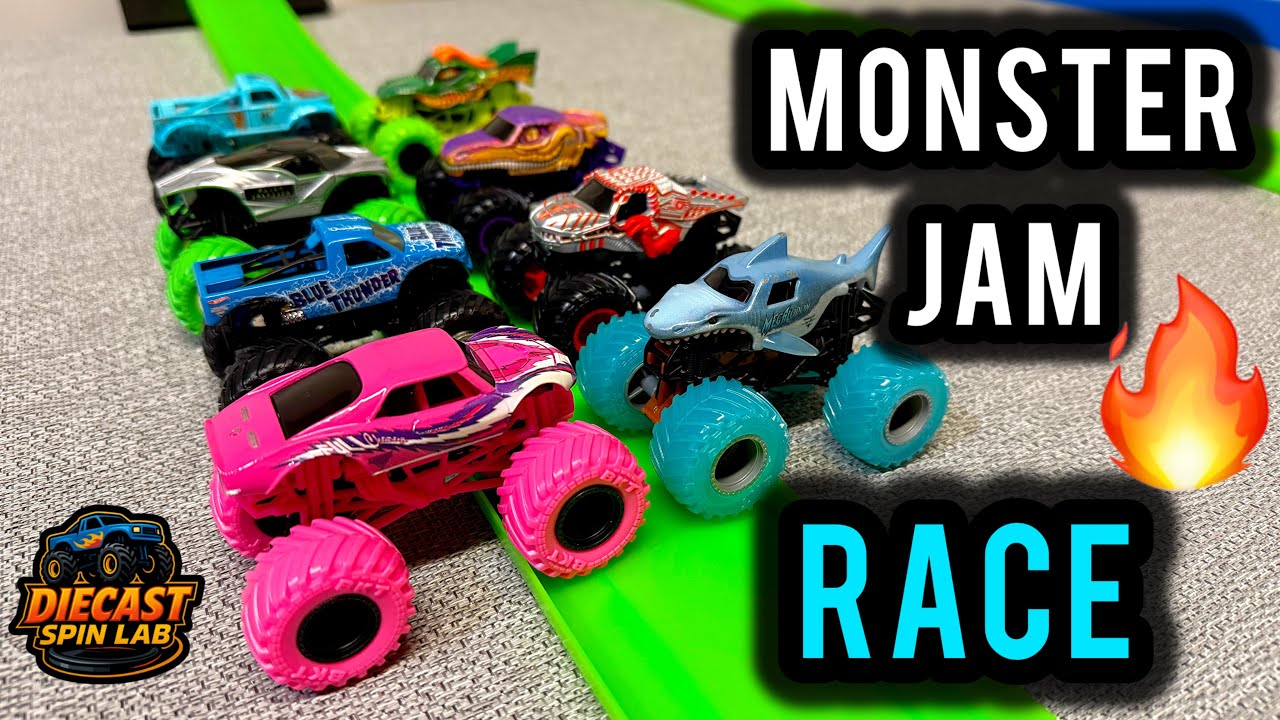 Insane Monster Jam Race Tournament! Which Monster Truck Survives the ...