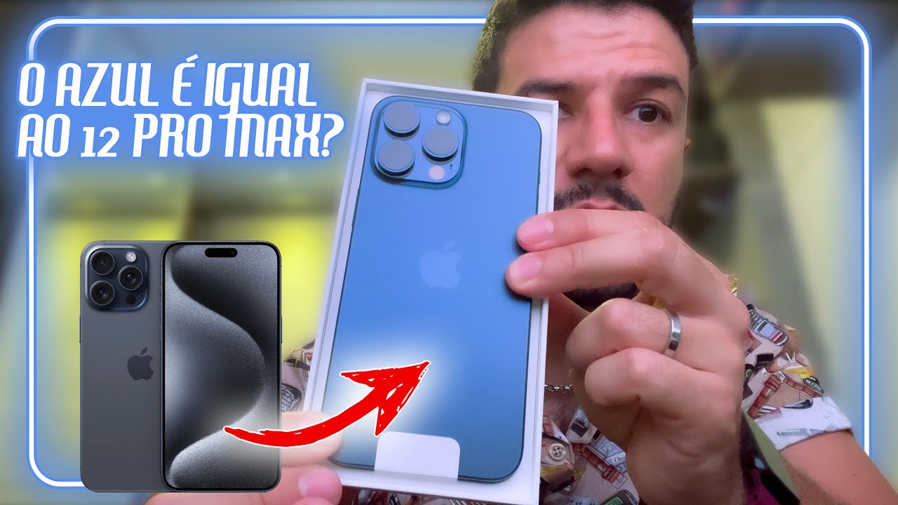 IPHONE 15 PRO MAX AZUL TITÂNIO | UNBOXING | JADSON NOBRE - YouTube