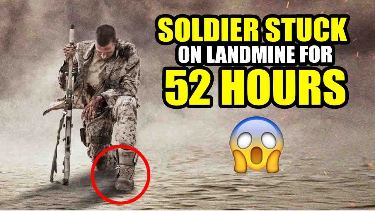Soldier stuck on landmine for 52 hours | movie explanation | Movie ...