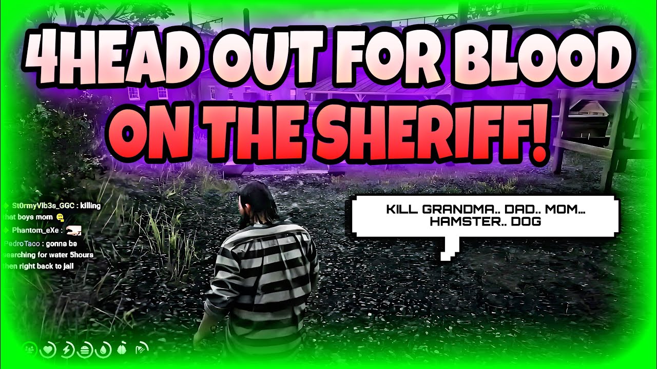 4HEAD Out For Blood On The Sheriff | Red Dead Redemption | NoPixel GTA ...