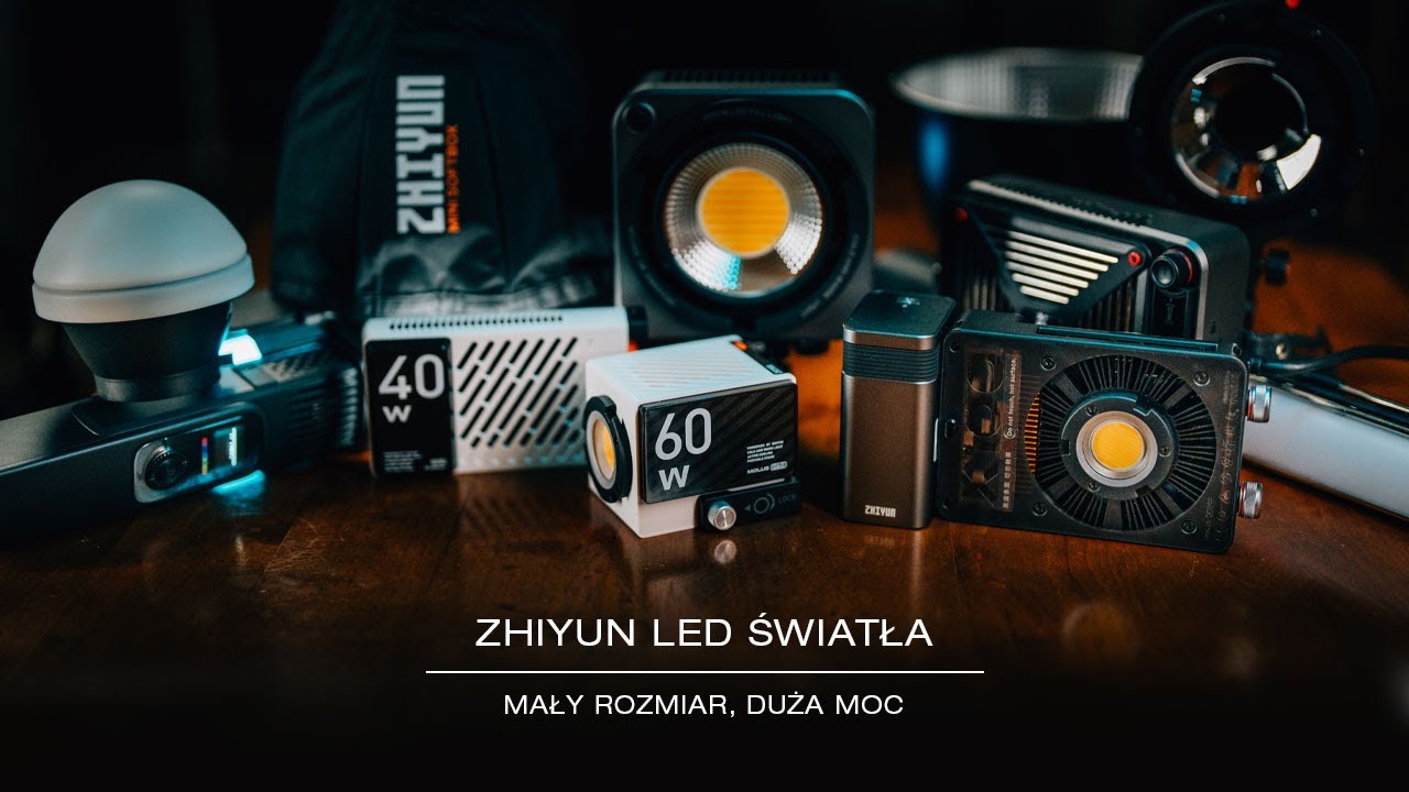 Zhiyun LED: Rewolucja w Świecie Małych Świateł - YouTube