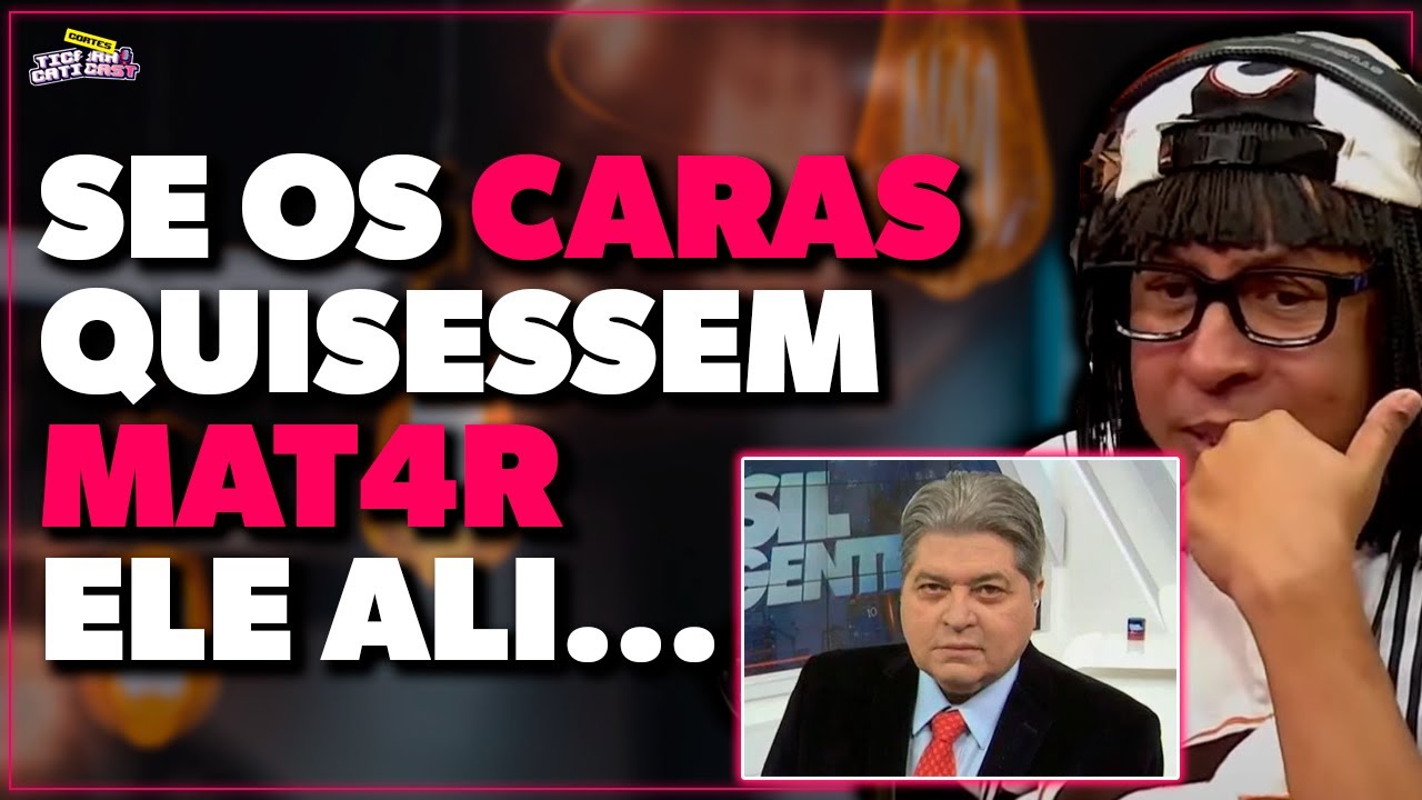 OS CARAS LEVANTARAM DA CADEIRA E FORAM EM DIREÇÃO DO DATENA... - YouTube