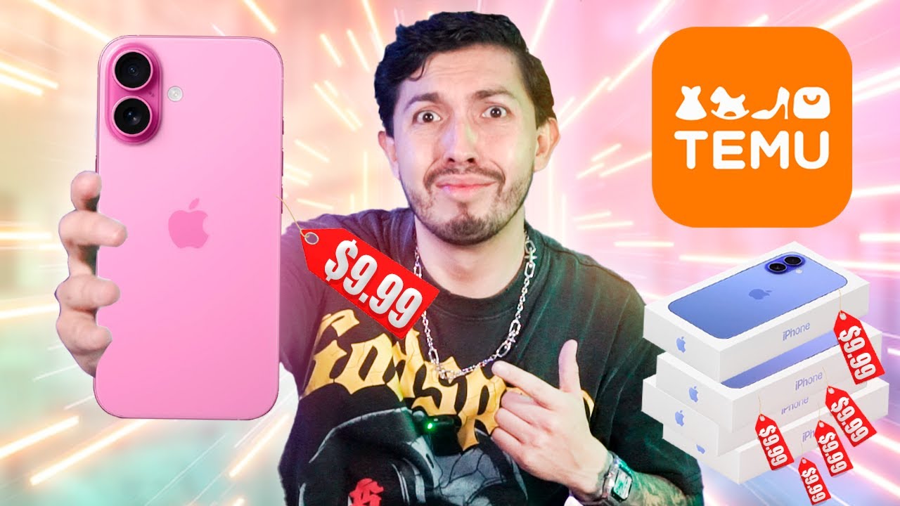 COMPRE UN IPHONE 16 PRO MAX MUY BARATO EN TEMU...ME ESTAFARON? - YouTube