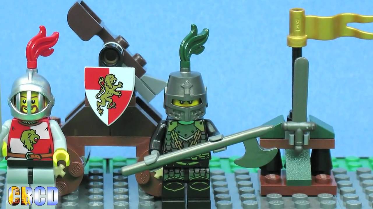 LEGO KINGDOMS - Knight's Showdown 7950 - stop motion build review - YouTube