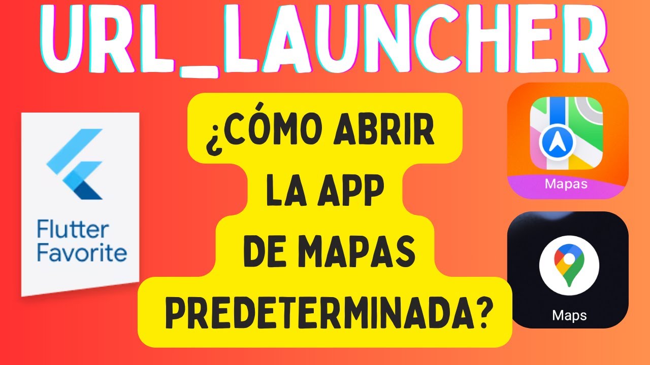 Flutter | como abrir la app de mapas en una Lat, Long | url_launcher | - YouTube