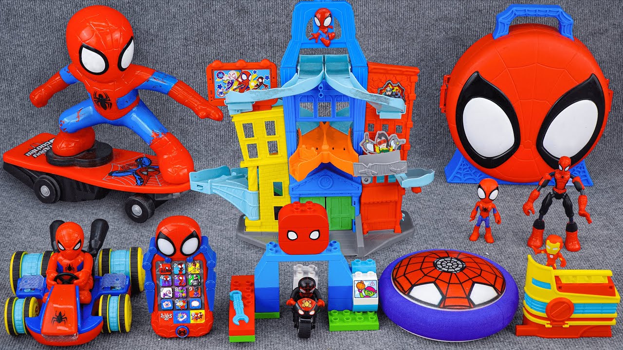 Marvel Spiderman Collection Unboxing Review|LEGO Marvel Launch Carry ...