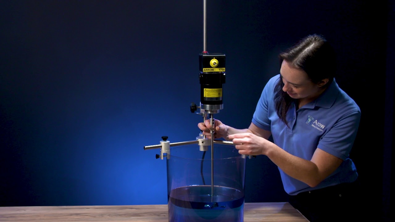 How to Use an Arrow Engineering Electric Mixer - YouTube