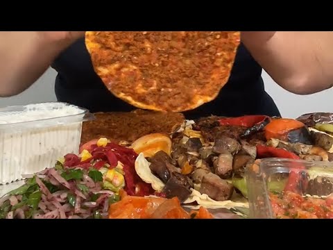 ADANA KEBAP CİĞER LAHMACUN KÜNEFE MUKBANG ASMR