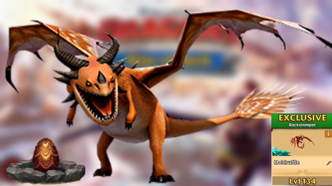 Moldruffle Max Level 134 Titan Mode - Exclusive Rockstomper - Dragons ...