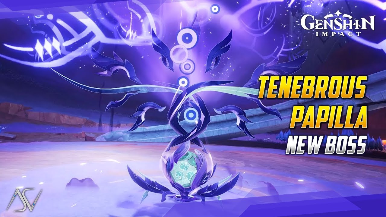 Tenebrous Papilla Location - New Boss | Genshin Impact - YouTube