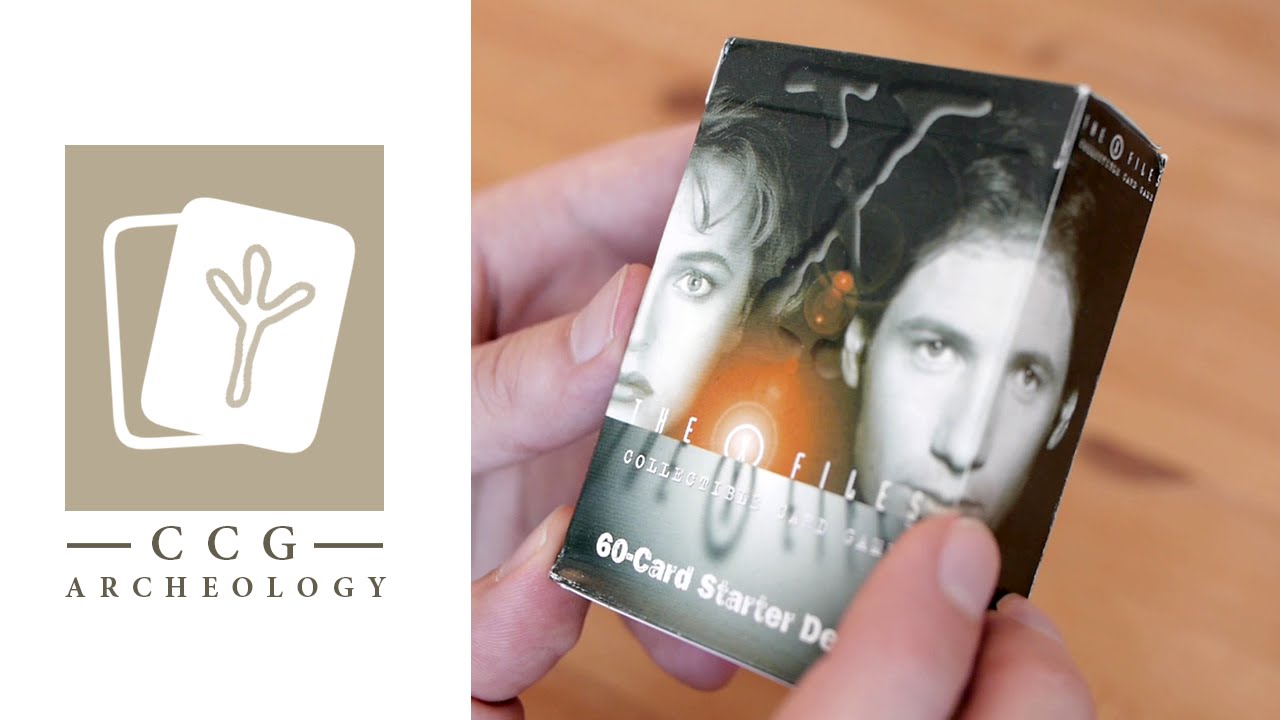 X-Files CCG Starter Deck Unboxing/Opening - CCG Archeology - YouTube