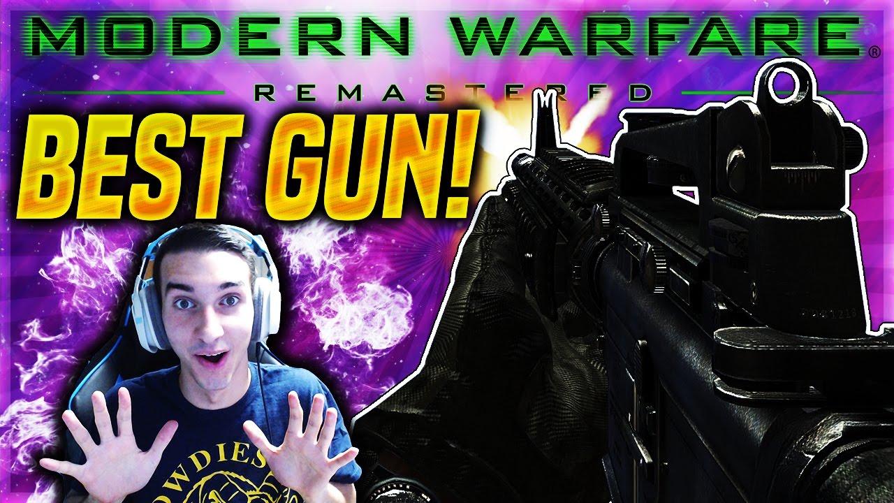 BEST GUN! "OVERPOWERED M16" in Modern Warfare Remastered - COD MWR Best ...