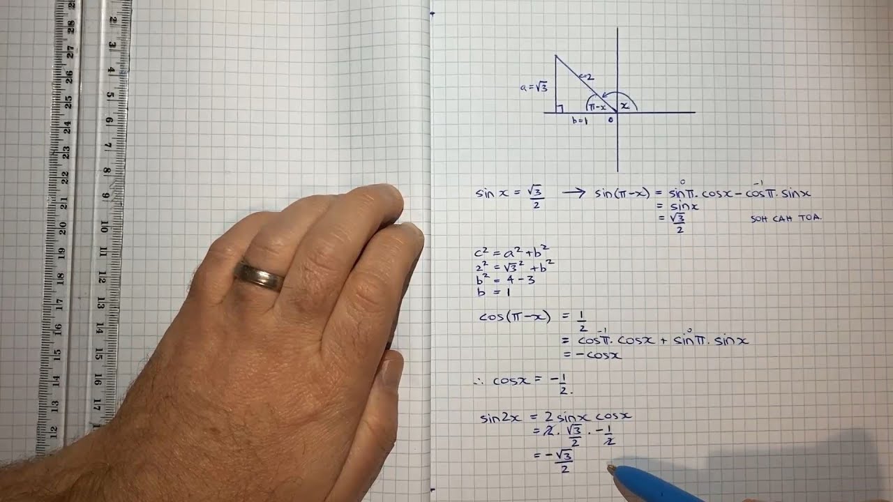 How To Calculate Sin 2x When Given Sin x And It Is Known That X Is An