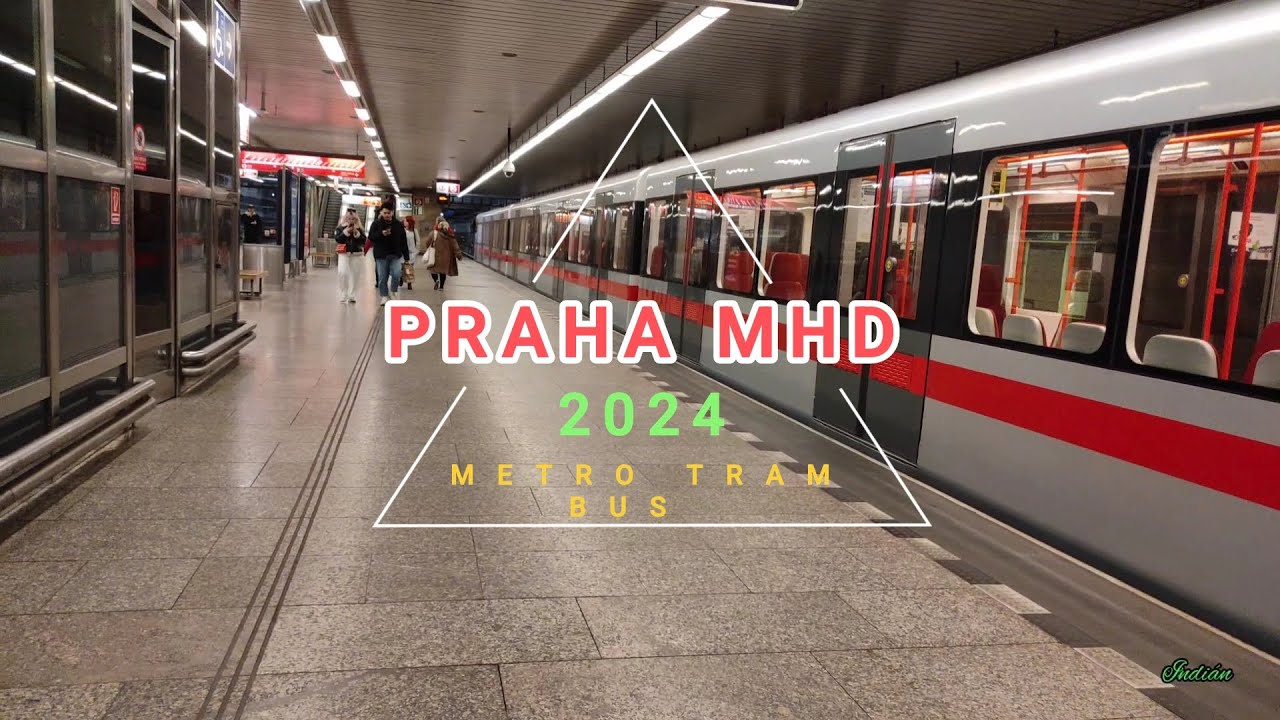 Praha MHD 2024 Metro, Tram, Bus - YouTube