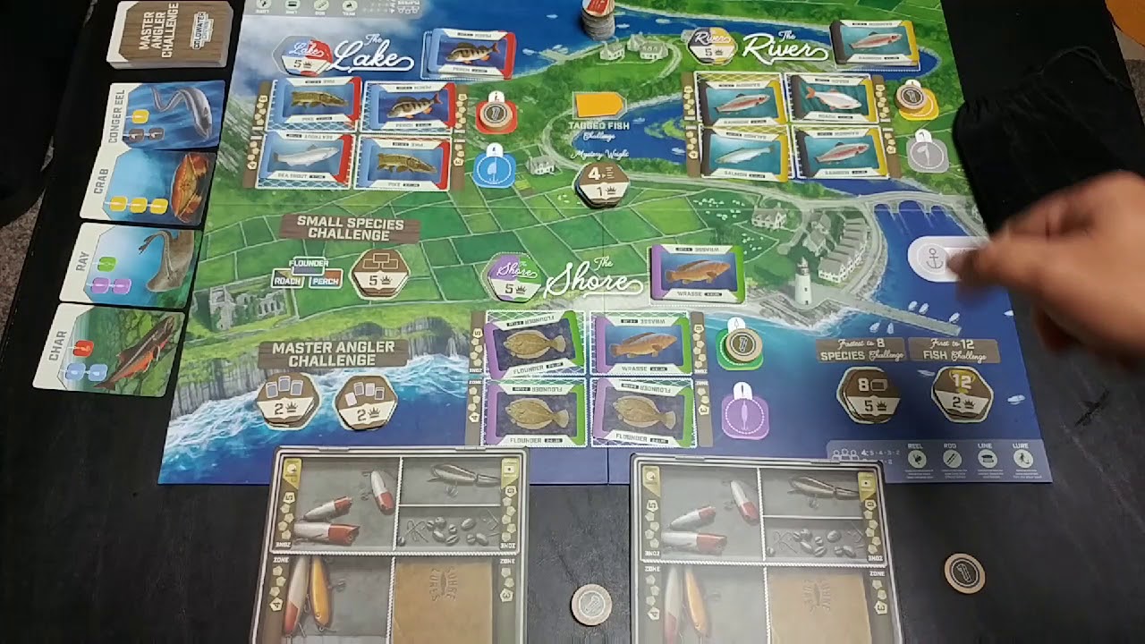 How to play Coldwater Crown Fishing Board Game - YouTube
