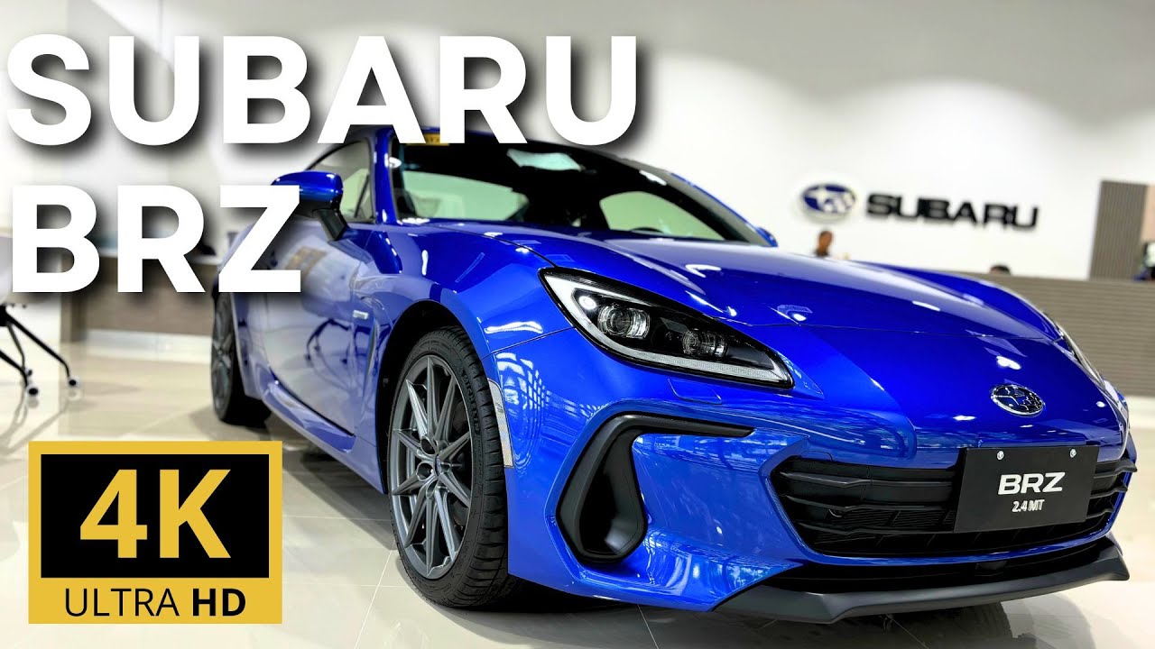 2024 SUBARU BRZ 2.4L BOXER ENGINE - EXTERIOR AND INTERIOR - YouTube