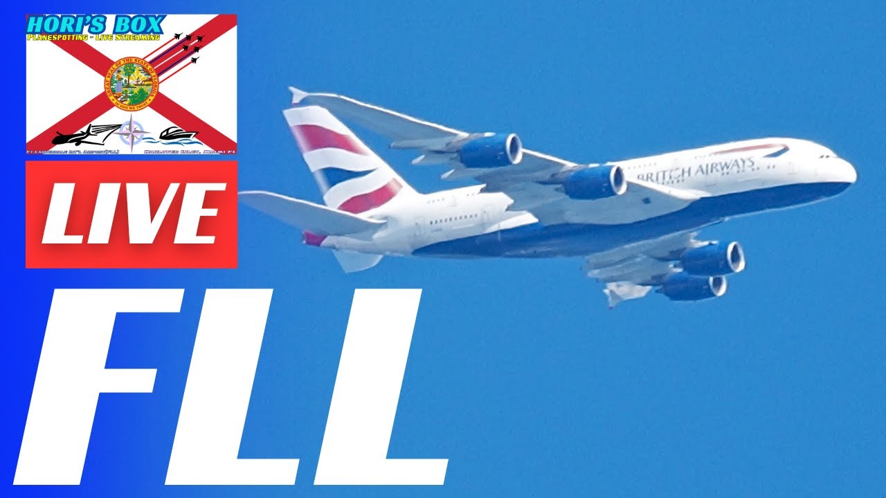 🔴LIVE FLL Airport | FLL LIVE | FLL Plane Spotting - YouTube