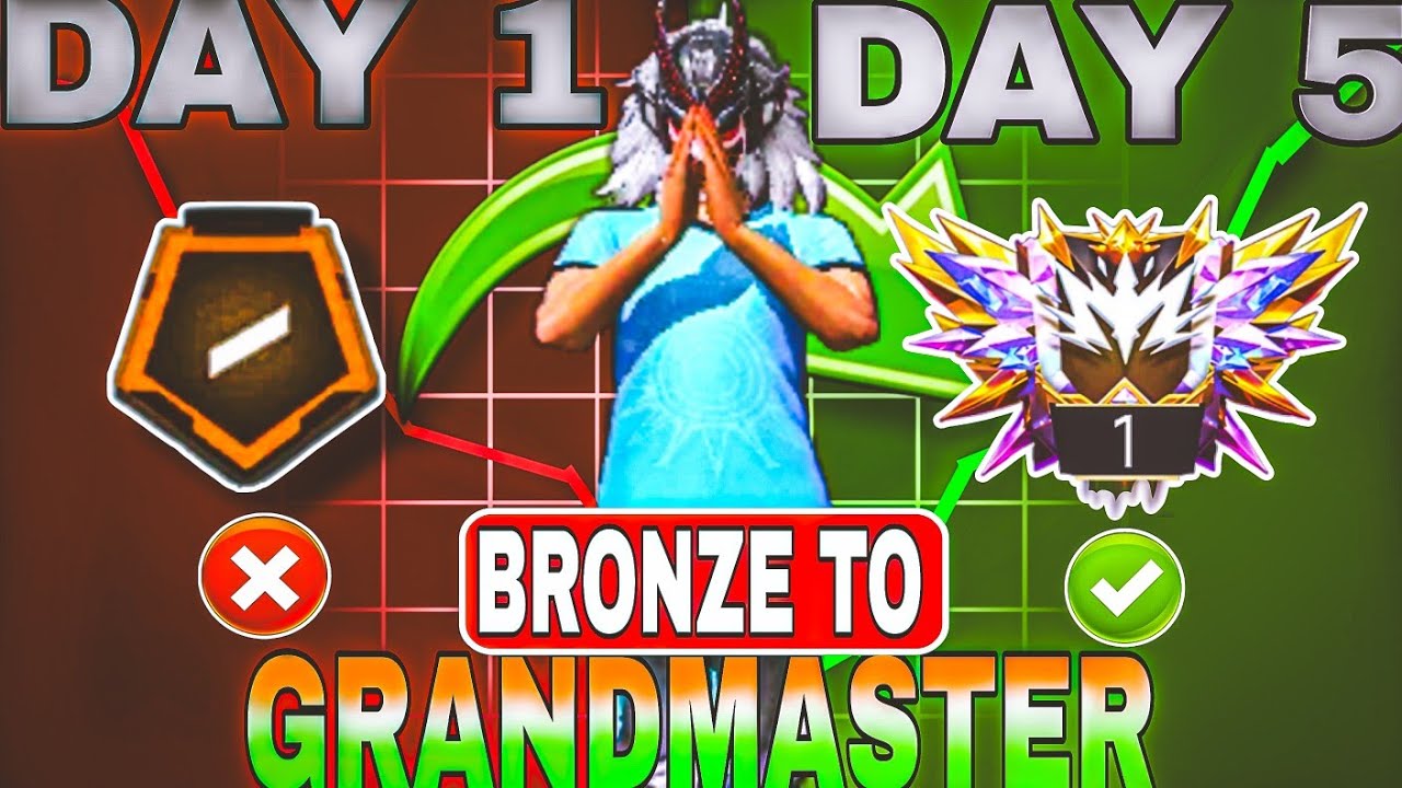 BRONZE TO GRANDMASTER SOLO RANK PUSH IN FREE FIRE 🔥 - YouTube