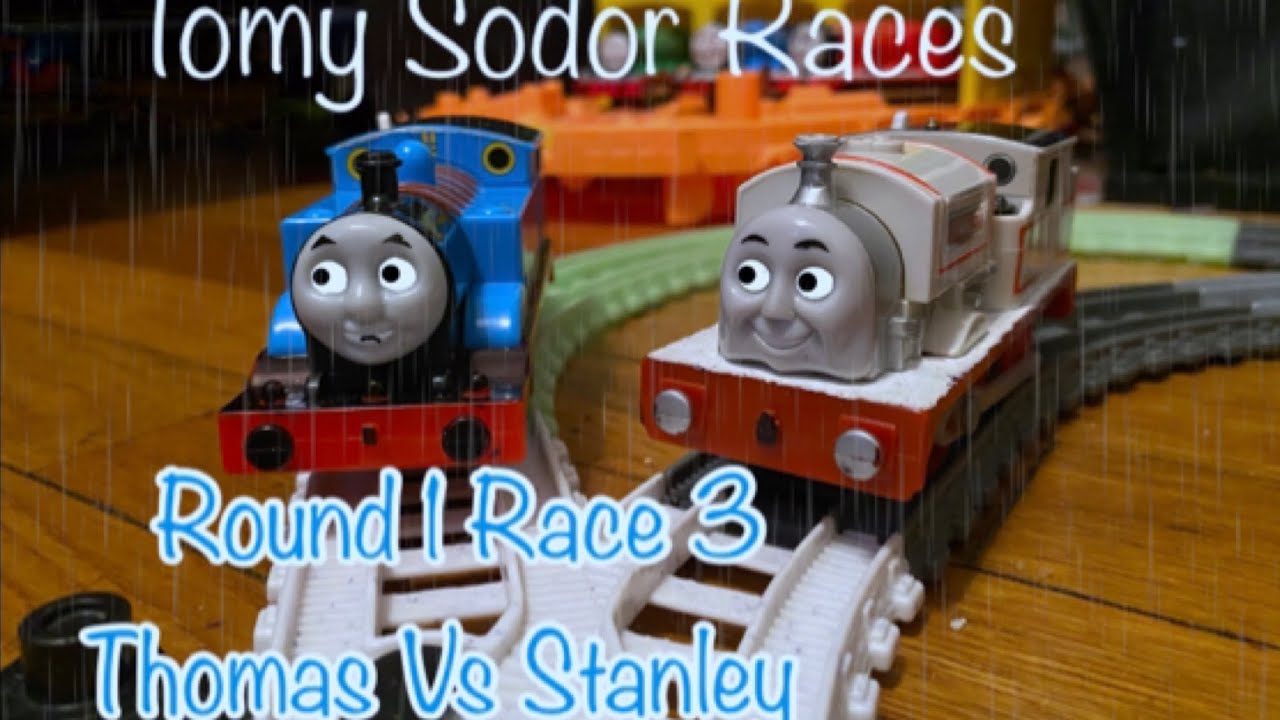 Tomy Sodor Races | Round 1 Race 3 | Thomas Vs Stanley - YouTube