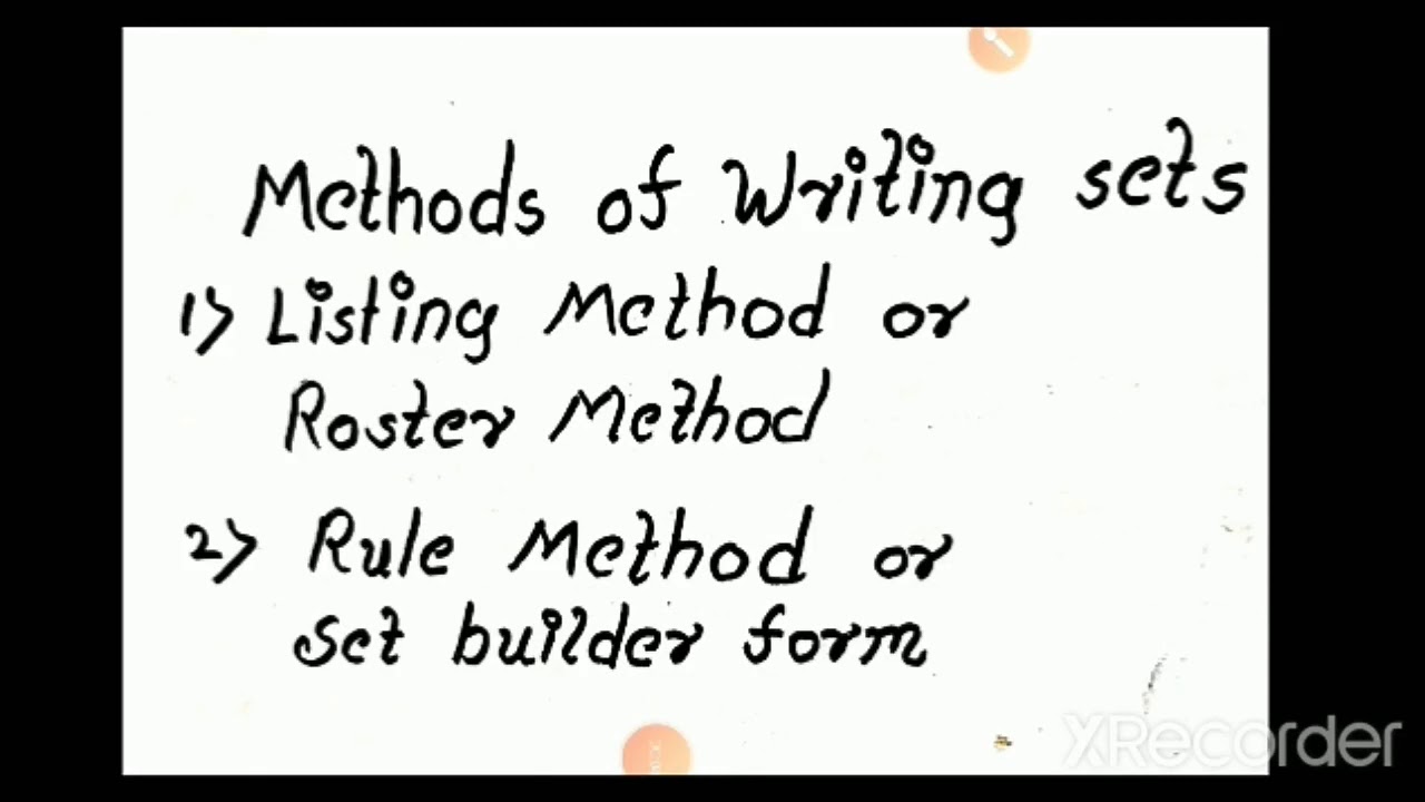 Methods of writing set : list method in Hindi - YouTube