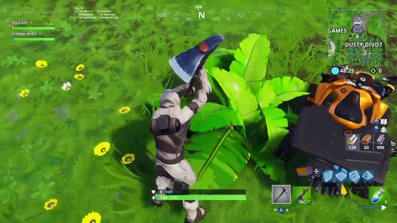 Fortnite POI wipe-out (part 2) Dusty Divot - YouTube