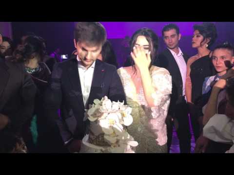 Azerbaijan amazing best couple Oktay Aysel wedding cake