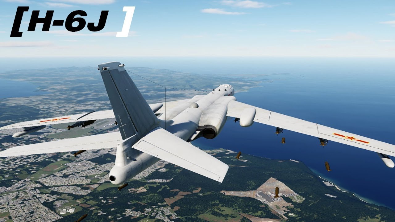 DCS Bombing Test Xian H-6 H-6J Hong-6 轟6 शियान एच-6 轟炸六型 Digital Combat ...
